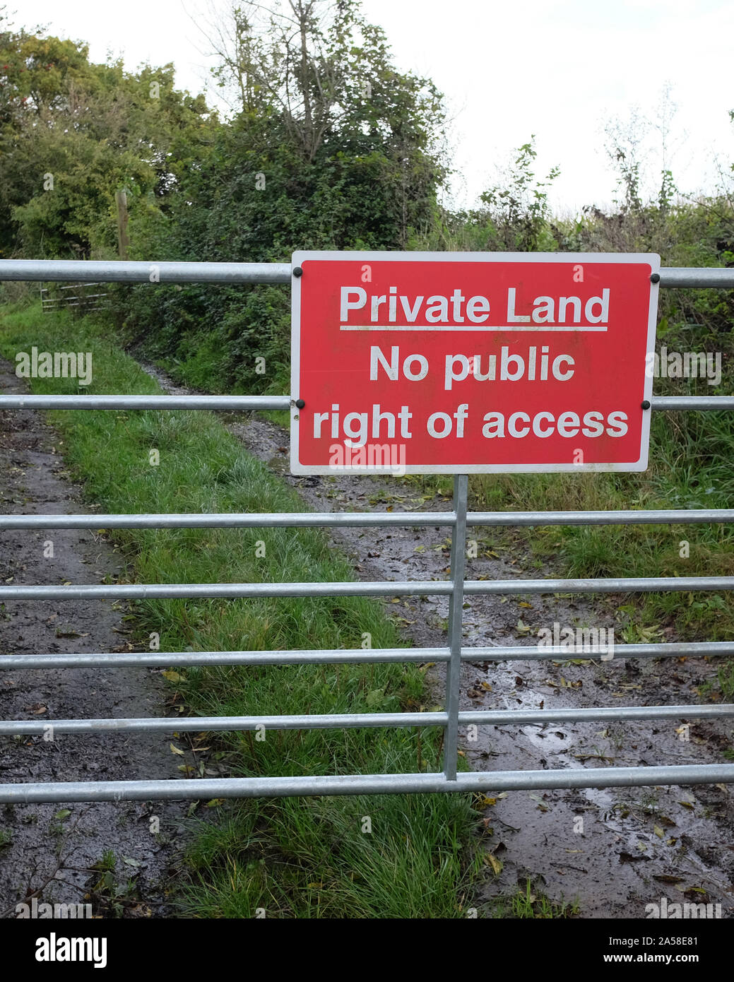 Private Land Warning Sign High Resolution Stock Photography and Images ...