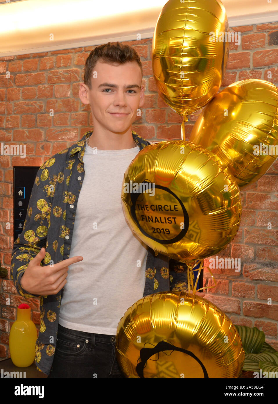 Woody Cook in his apartment at The Circle in Salford, Manchester, ahead ...
