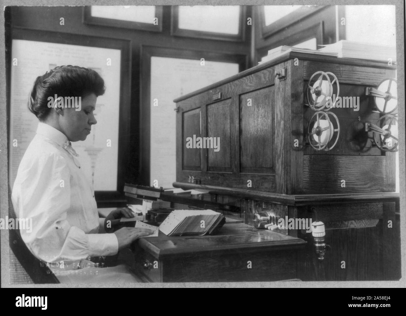 Census analysis Black and White Stock Photos & Images - Alamy