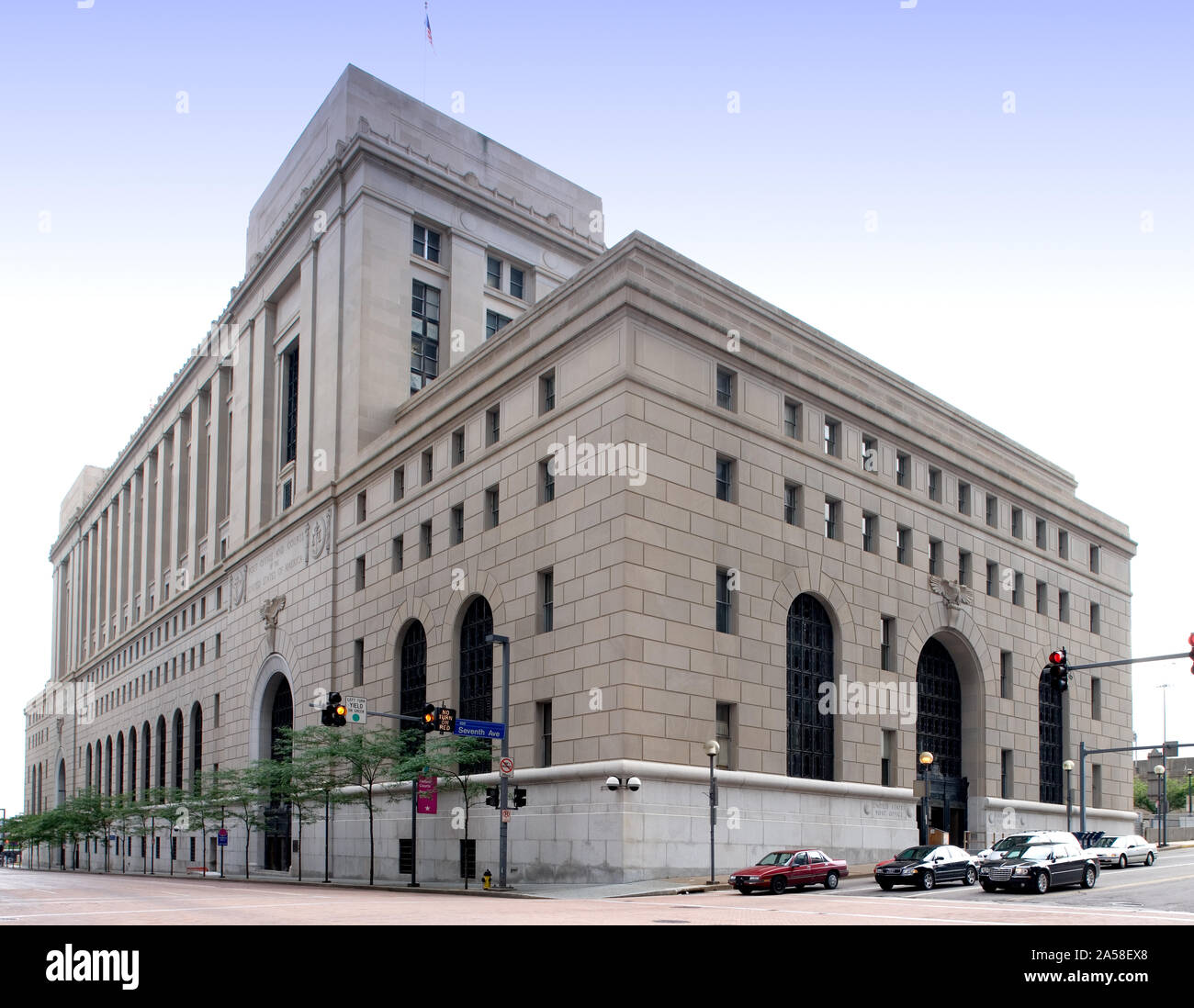 U.S. Courthouse and Post Office, Pittsburgh, Pennsylvania Stock Photo ...