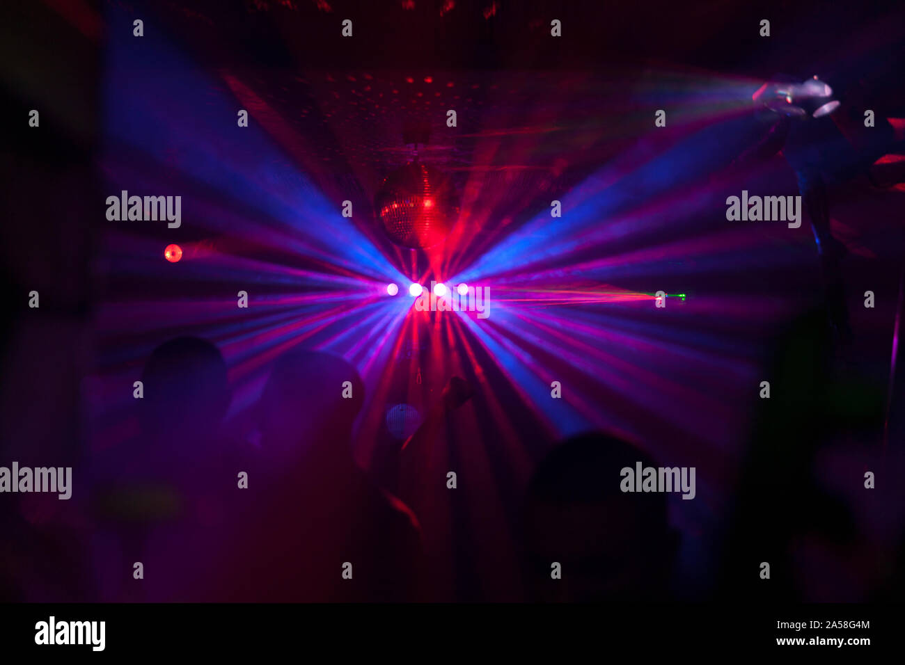 abstract lighting background in night club Stock Photo - Alamy