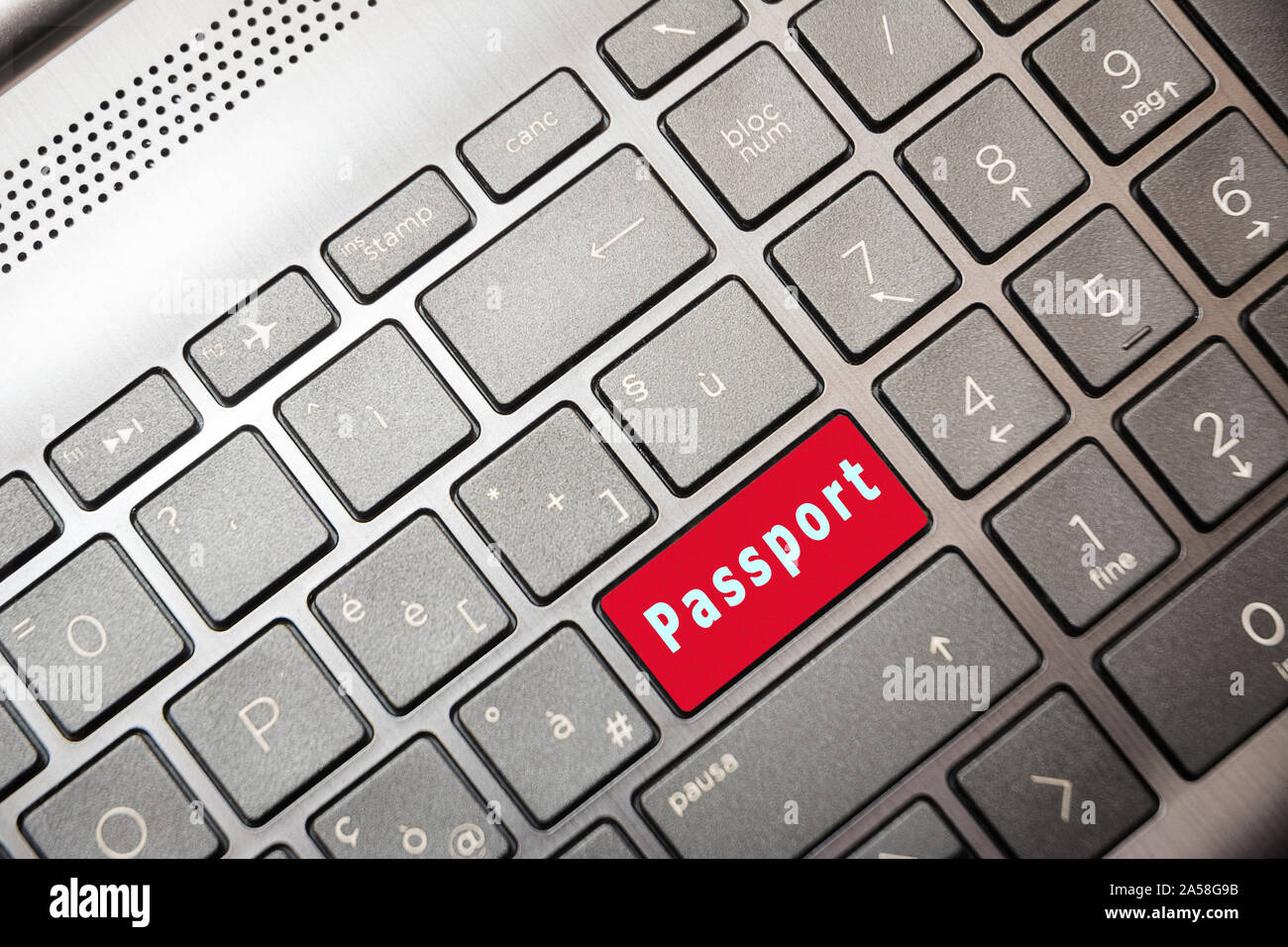 Passport technology hi-res stock photography and images - Alamy