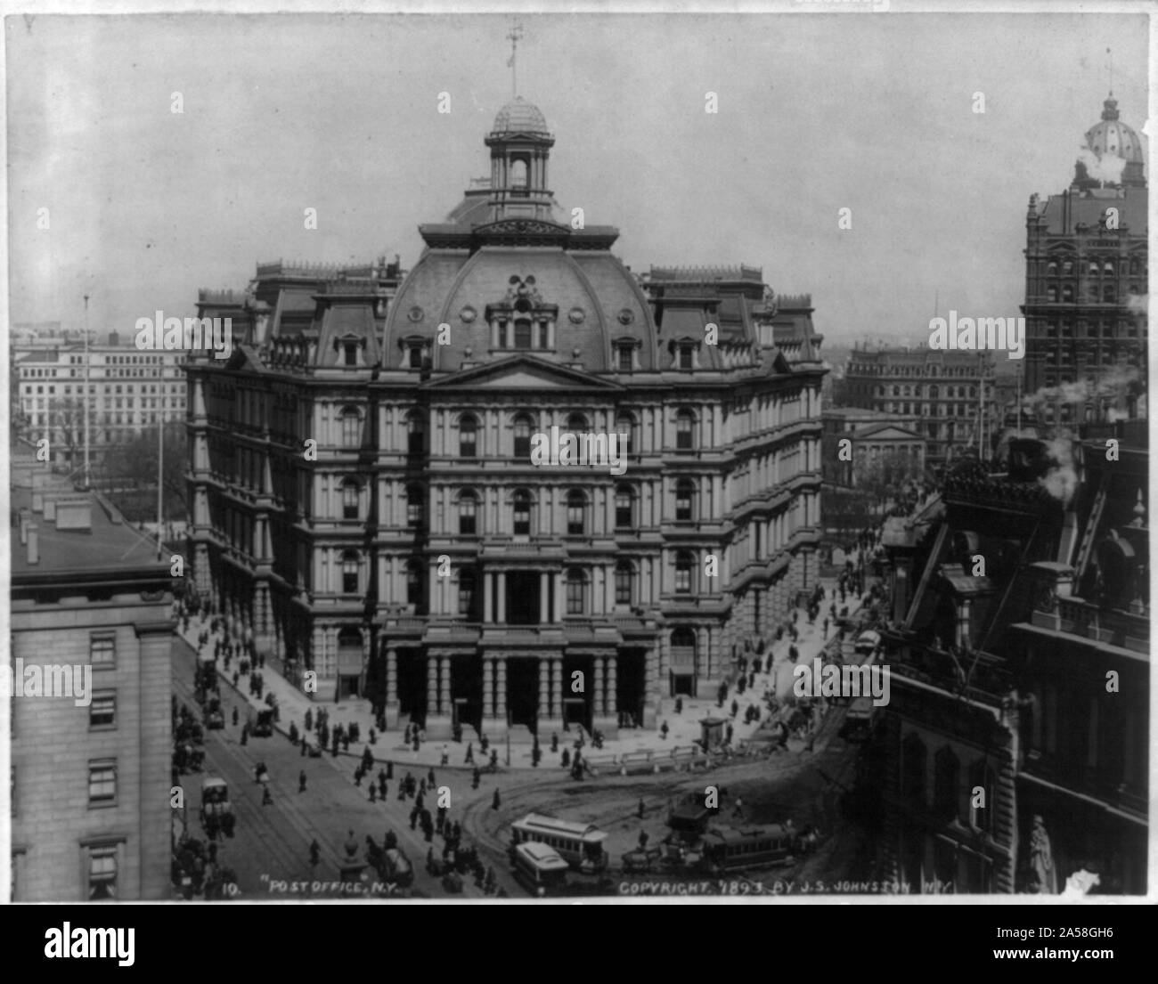 U.S. Post Office Bldg., Broadway & Park Row Stock Photo - Alamy