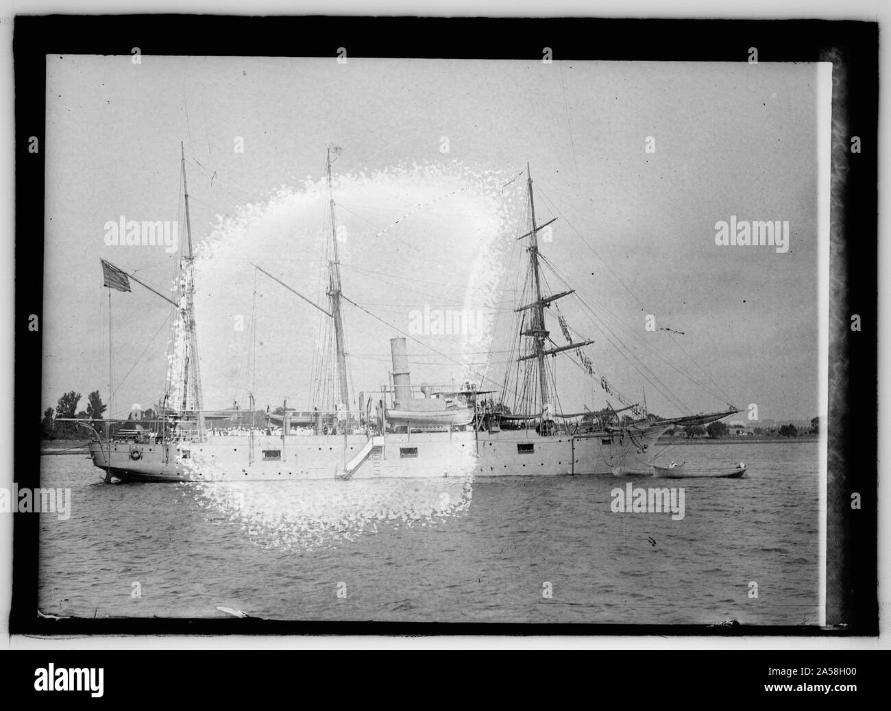 U.S. Ship Nantucket, training ship Stock Photo - Alamy