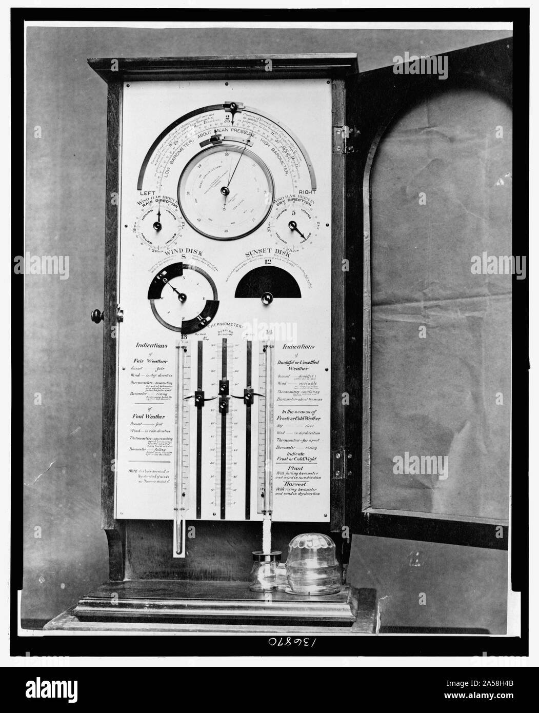 U.S. Signal Corp. barometer, made by L. Casella, London, England Stock ...