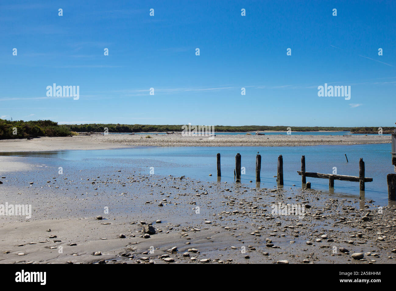 View of Okarito lagoon, West coast of New Zealand Stock Photo - Alamy