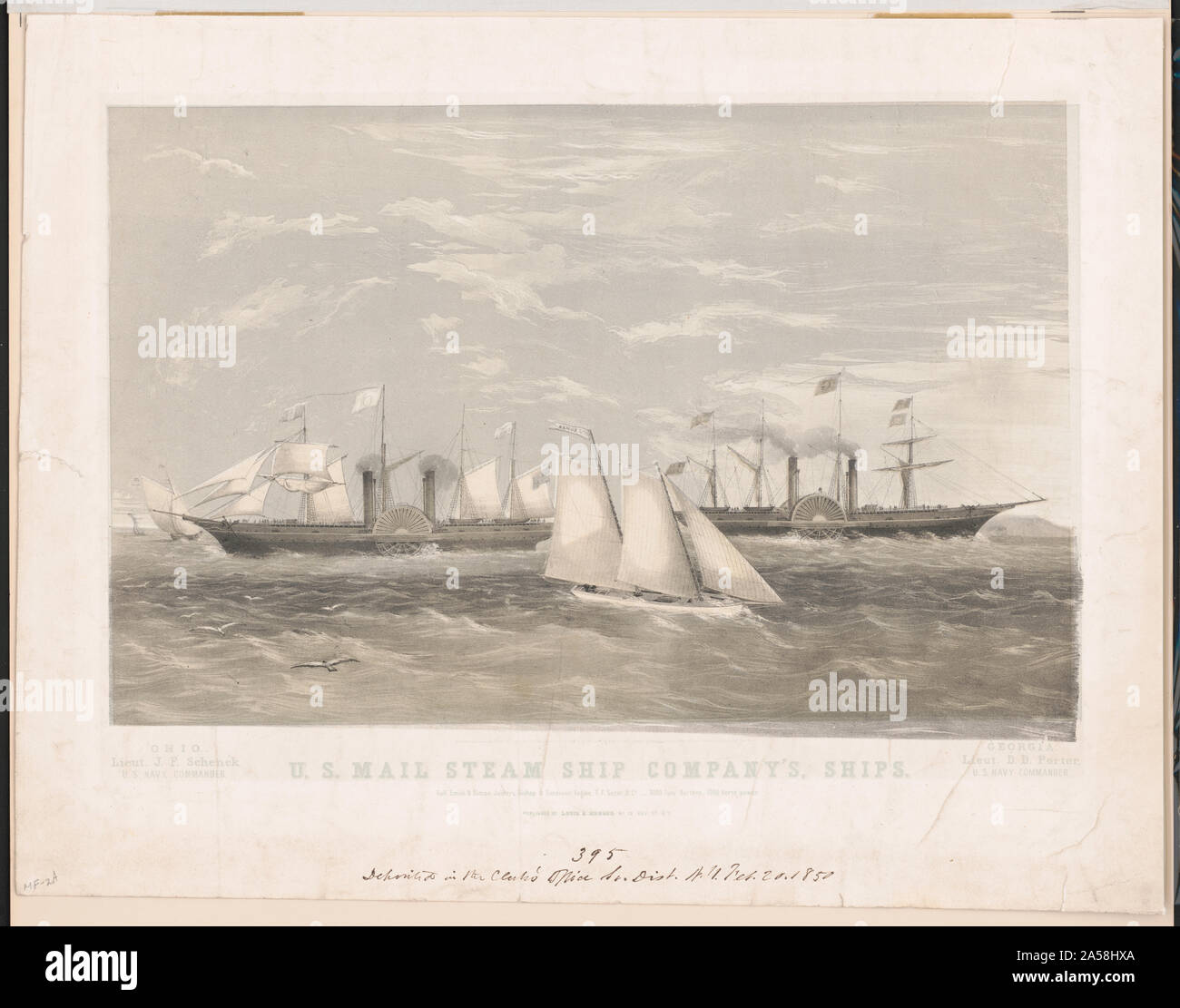 U.S. mail steam ship company's, ships Stock Photo - Alamy