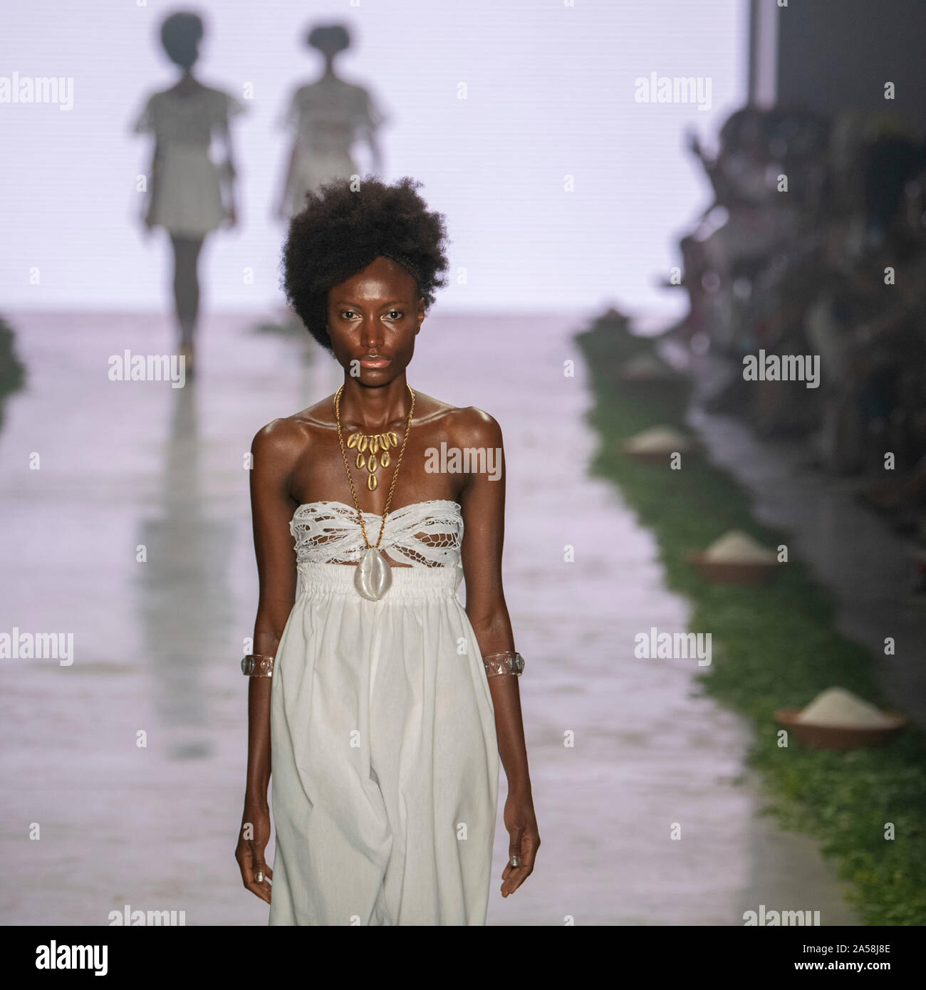 Sao Paulo, Brazil. 18th Oct 2019. SPFW N48 - Isaac Silva fashion show ...