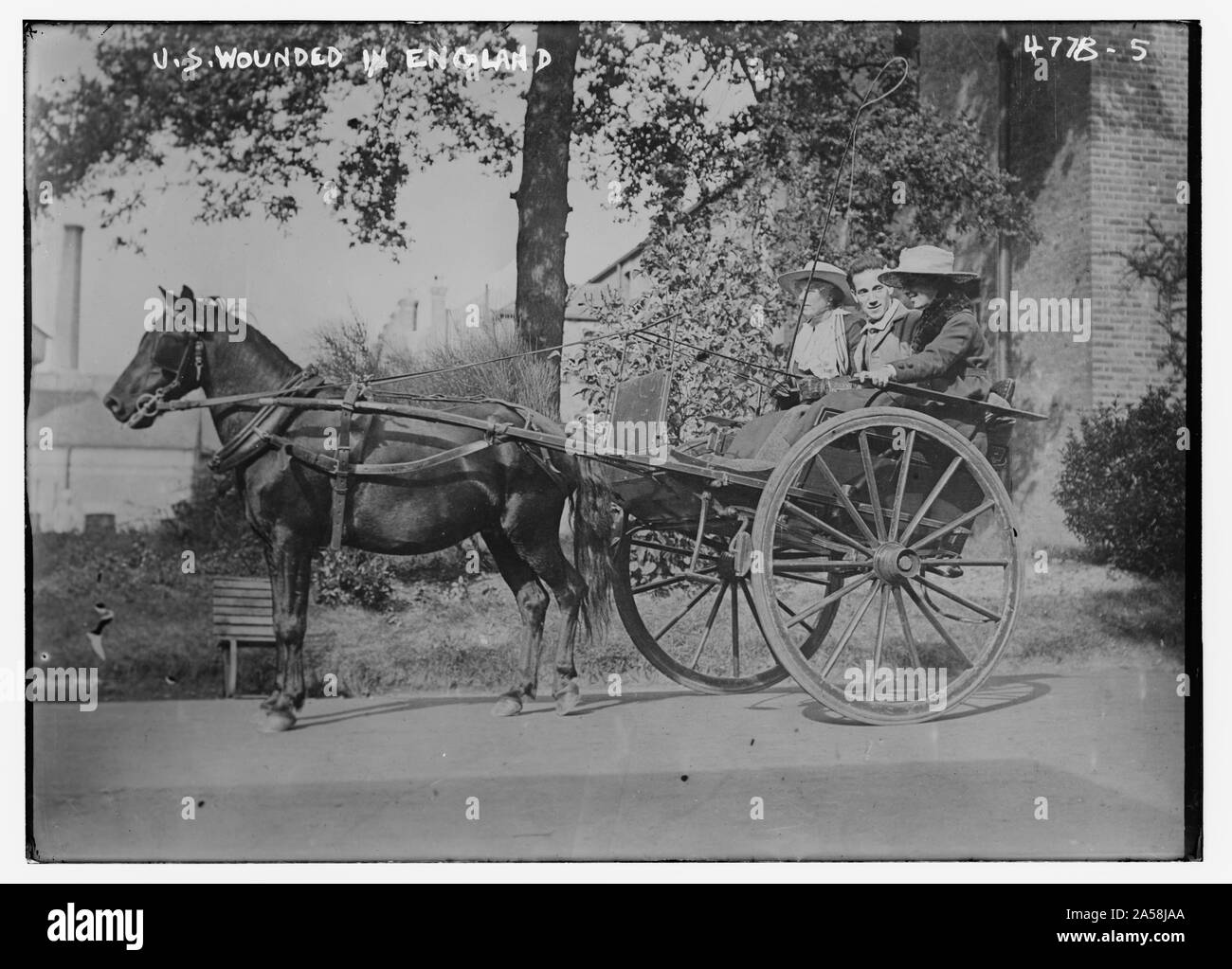 American hospital in england Black and White Stock Photos & Images - Alamy