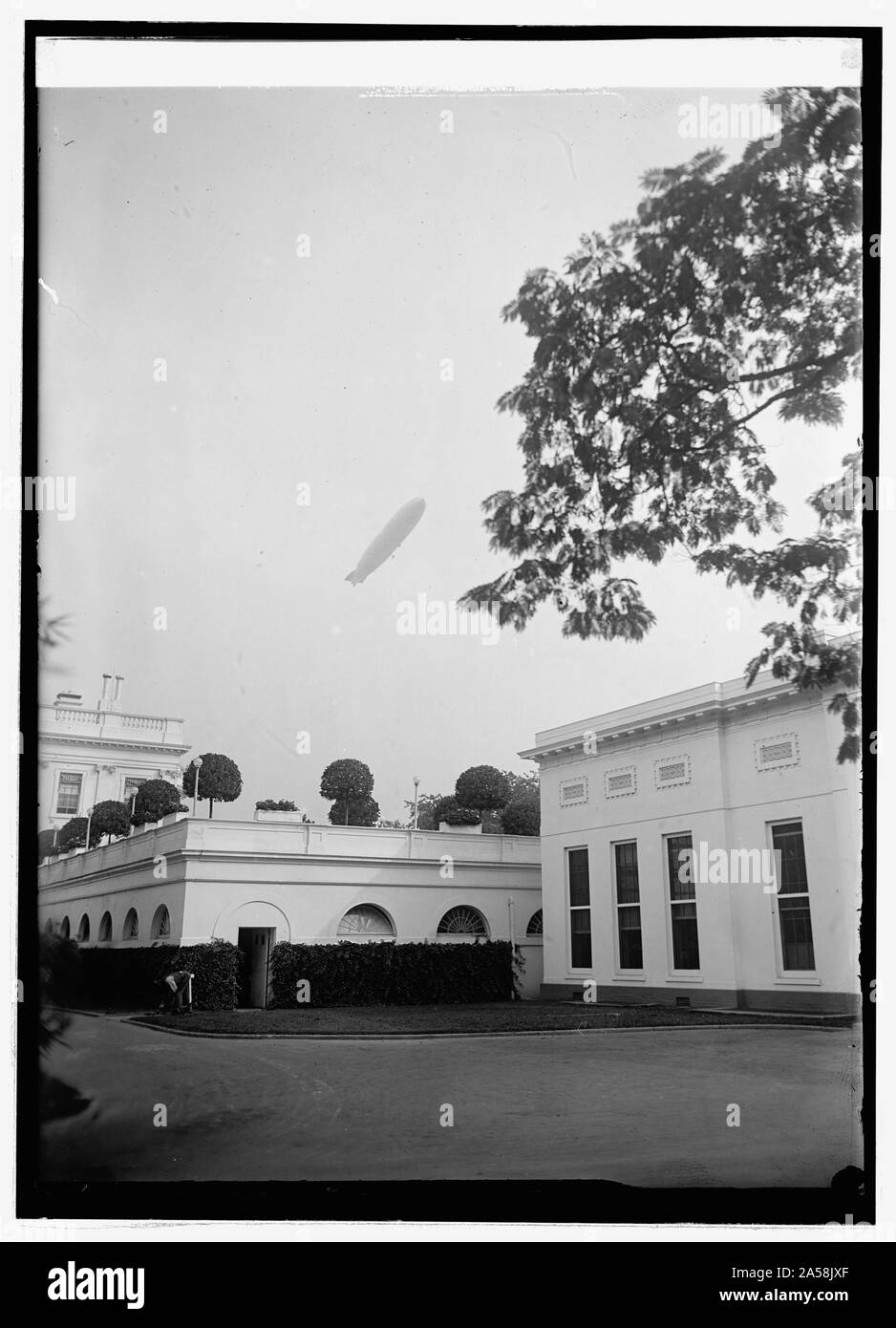 Flying over house Black and White Stock Photos & Images - Alamy