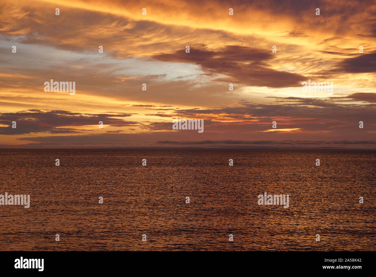 Door County Sunset Stock Photo - Alamy