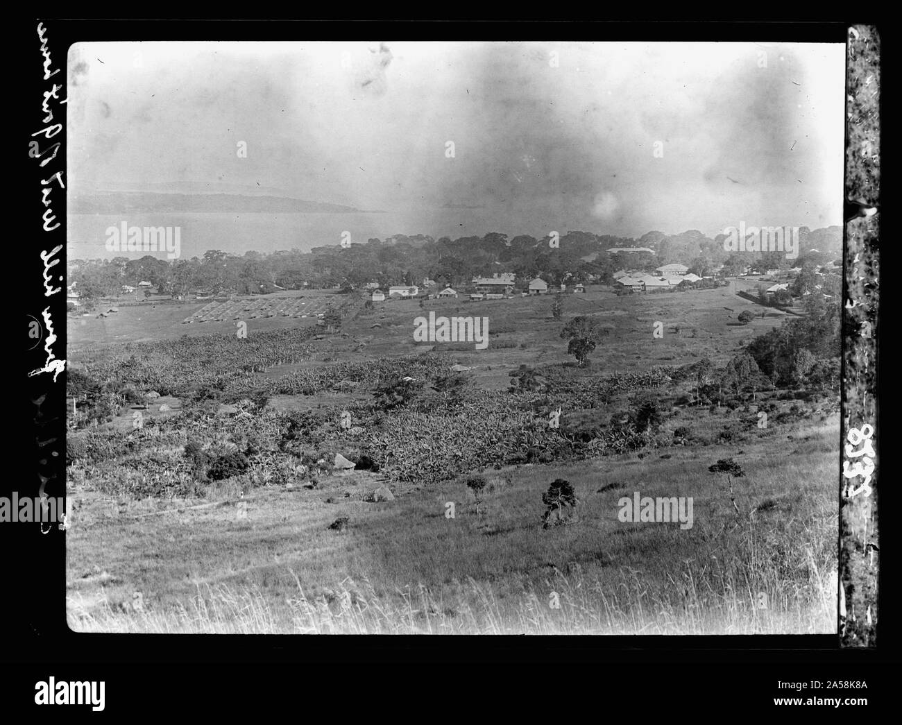 Uganda. Entebbe. View toward town from hill on the west Stock Photo - Alamy