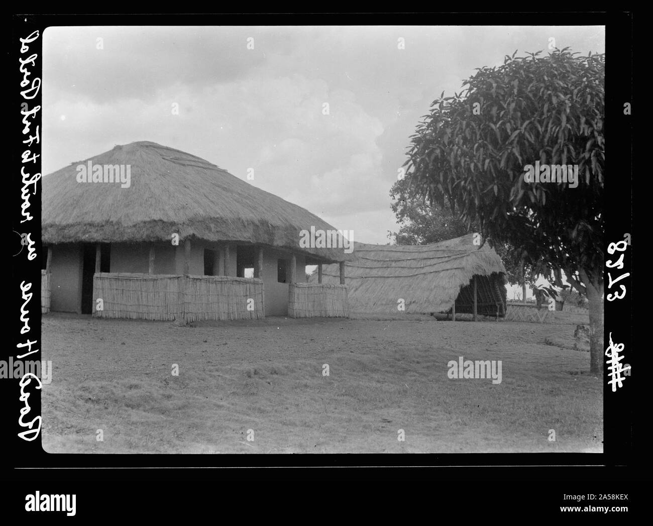 Uganda. From Hoima to Fort Portal. Road house between Hoima and Fort ...