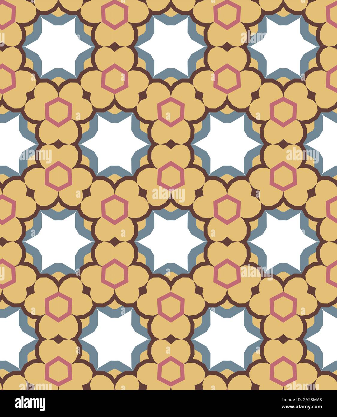 Seamless geometric ornamental vector pattern. Abstract background Stock ...