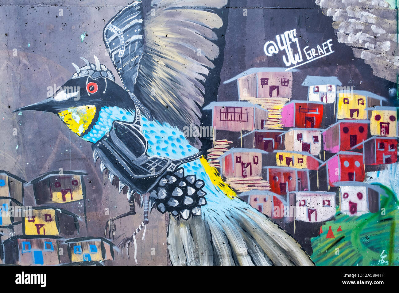 `Orion Operation´ by Chota, Street art, mural, graffiti, Comuna 13 ...