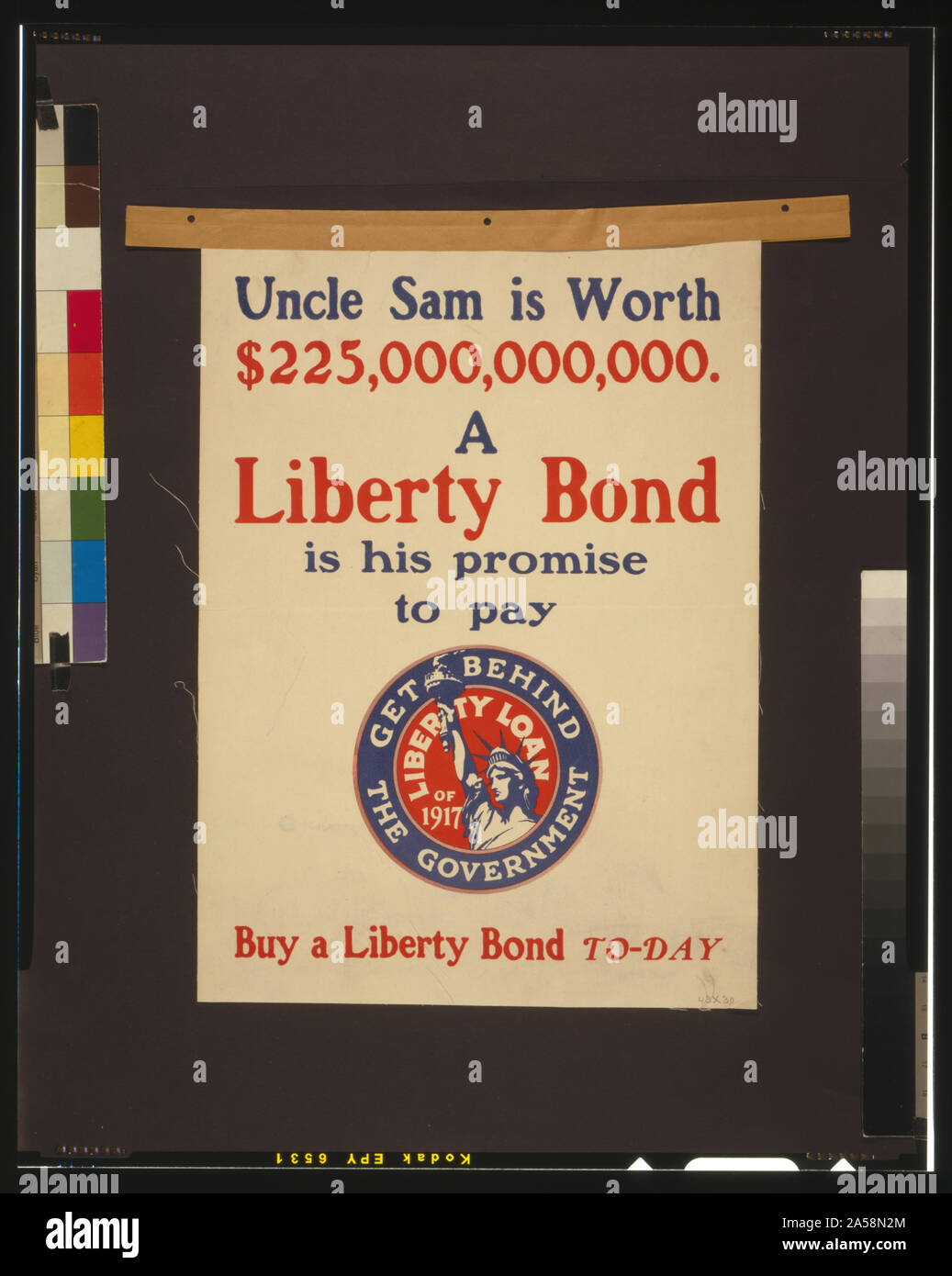 Uncle Sam is worth $225,000,000,000--A Liberty bond is his promise to ...