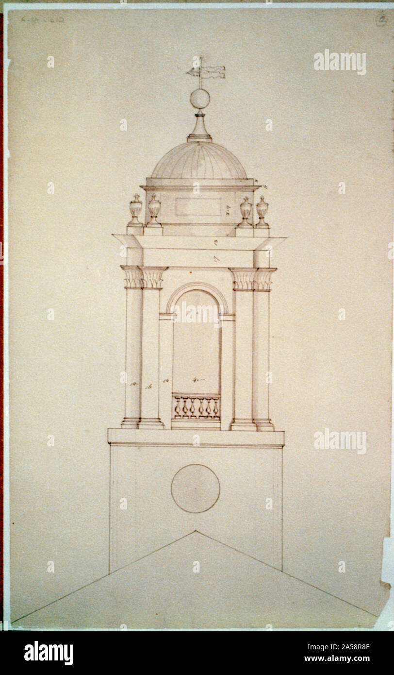 Unidentified cupolas. Cupola elevation Stock Photo - Alamy