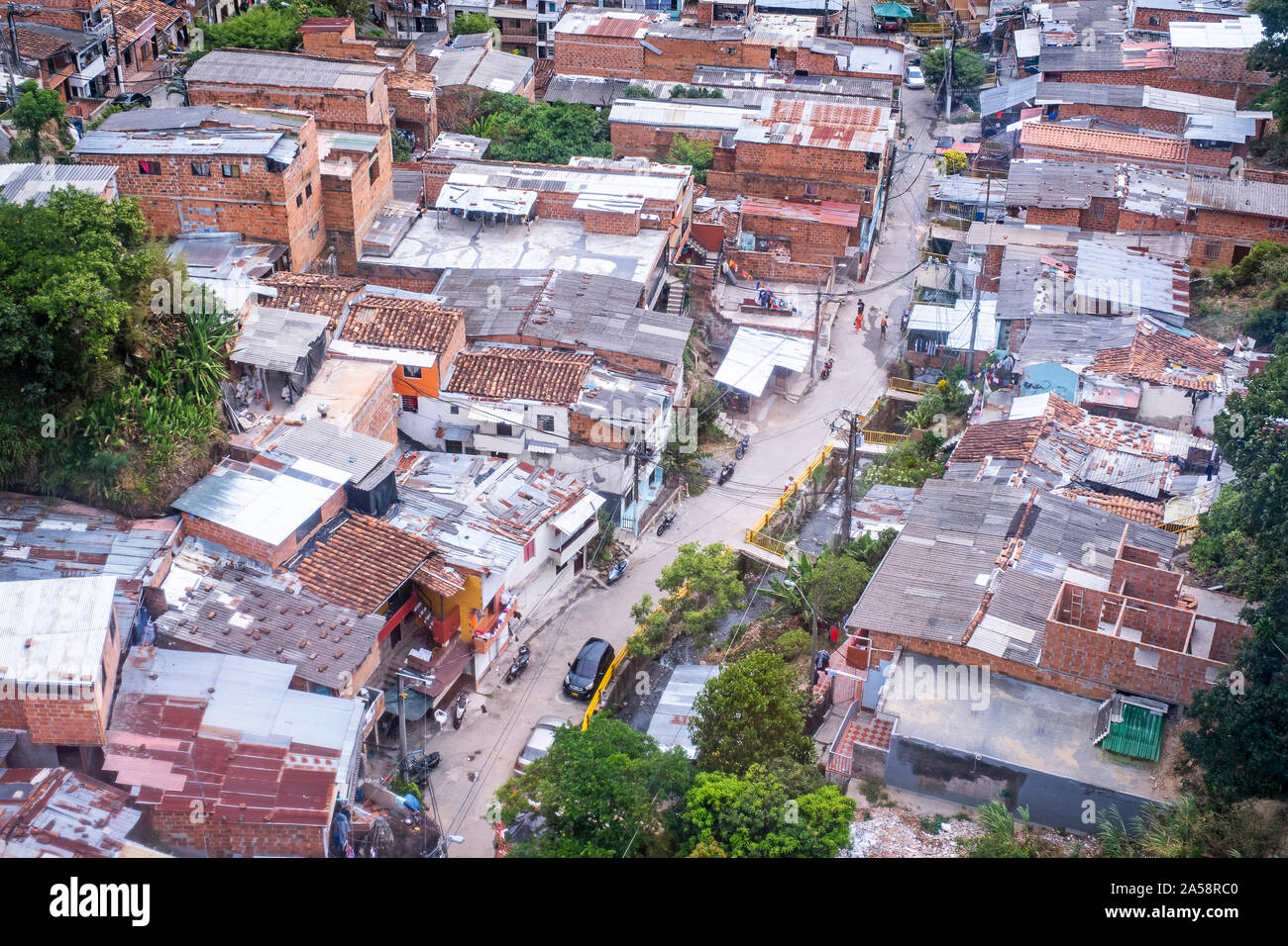 Views of Comuna 8, Comuna ocho, Medellín, Colombia Stock Photo - Alamy