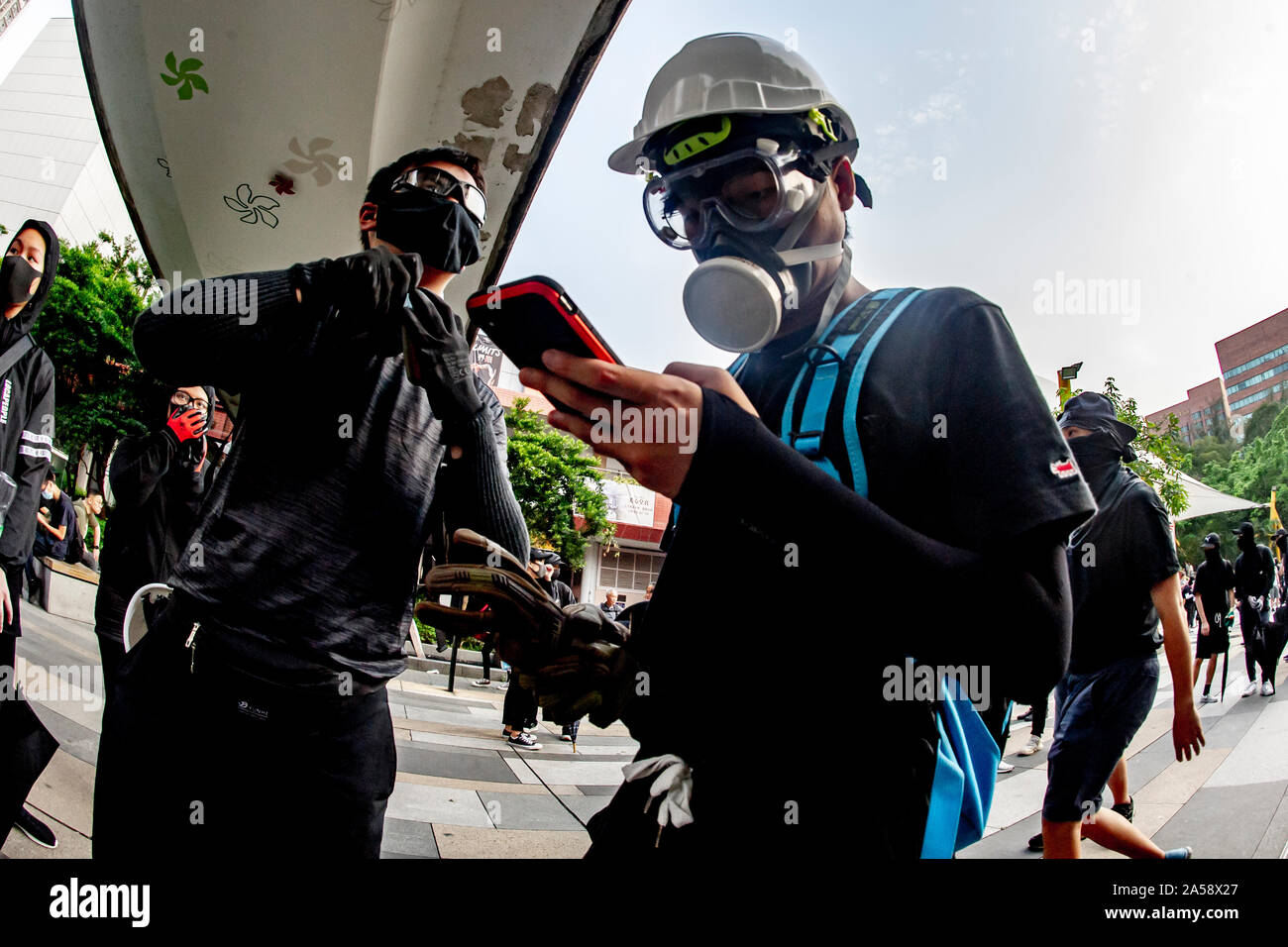 Hong kong gas masks hi-res stock photography and images - Alamy