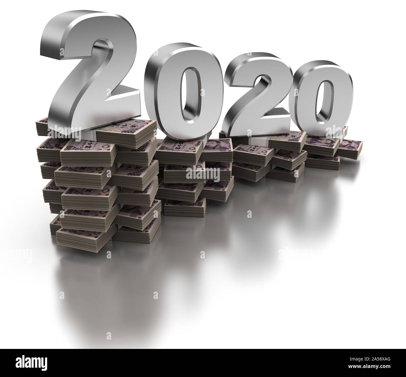 Bad Japan Economy 2020 (isolated on white background Stock Photo - Alamy