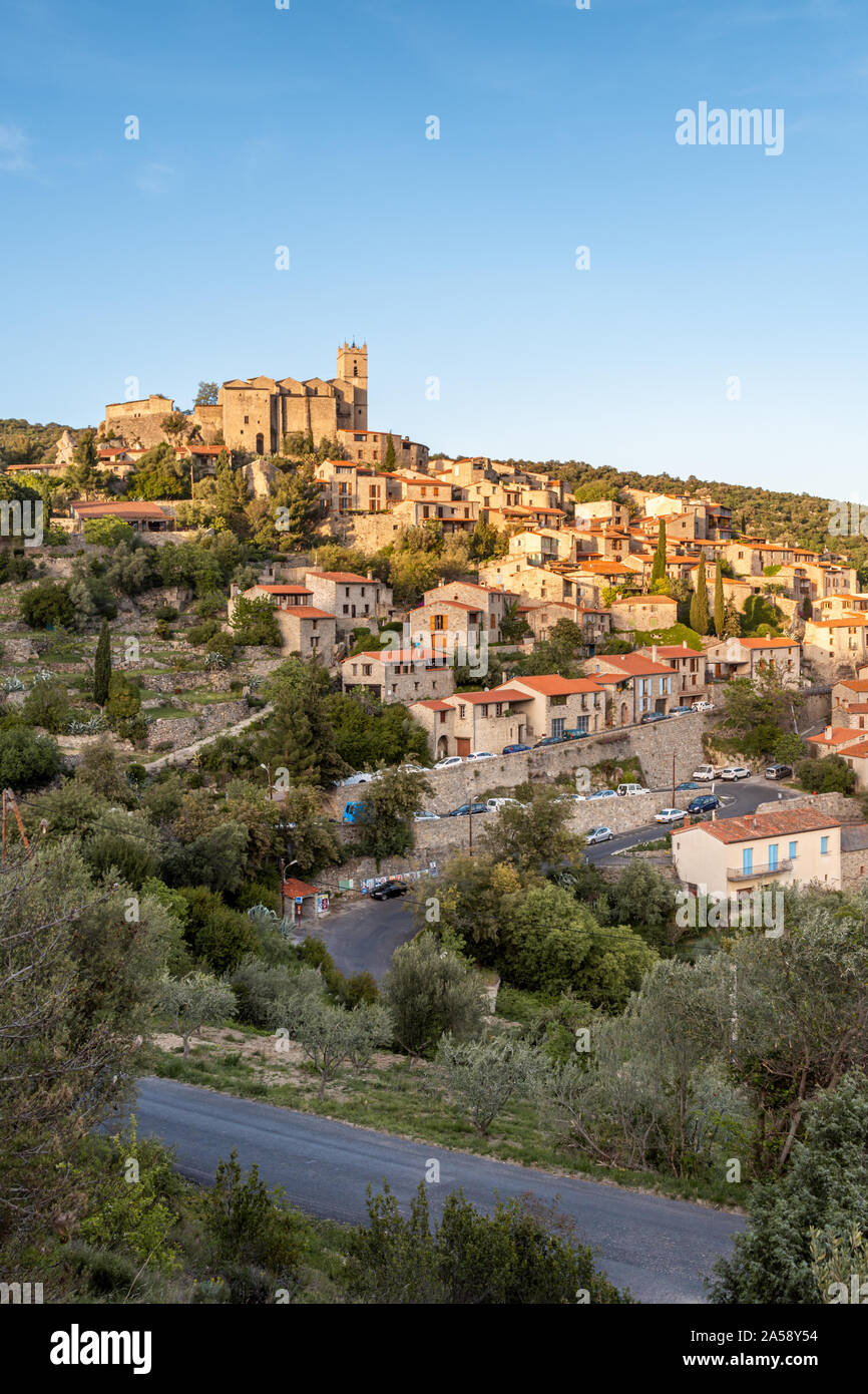 Beautiful village of Eus in the French Pyrenees Stock Photo - Alamy