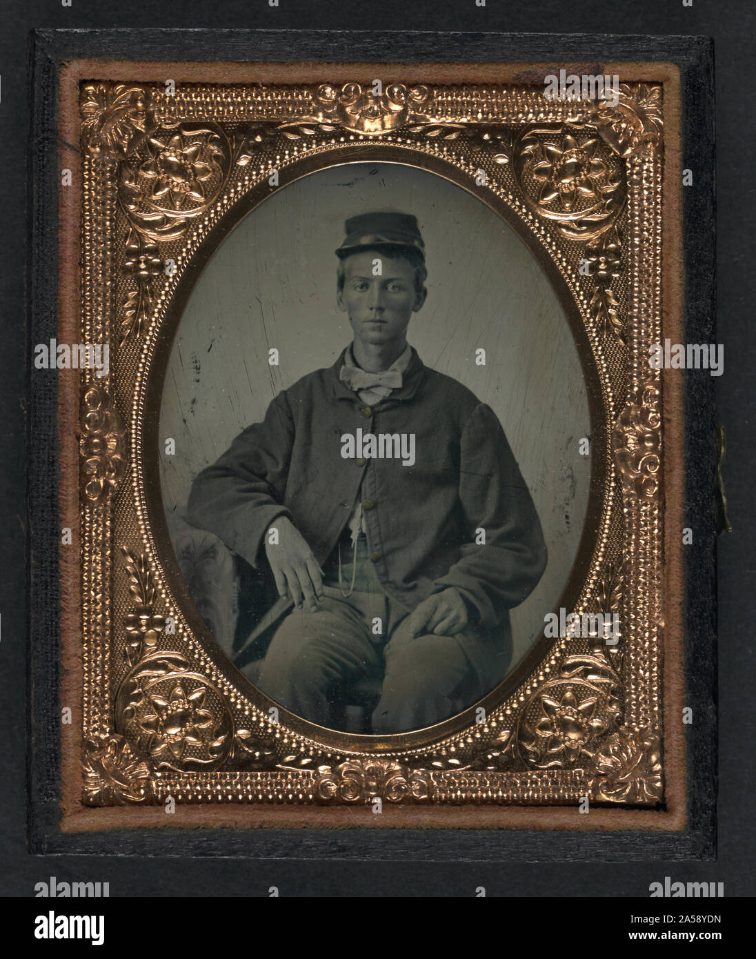 Unidentified soldier in Union uniform Stock Photo - Alamy