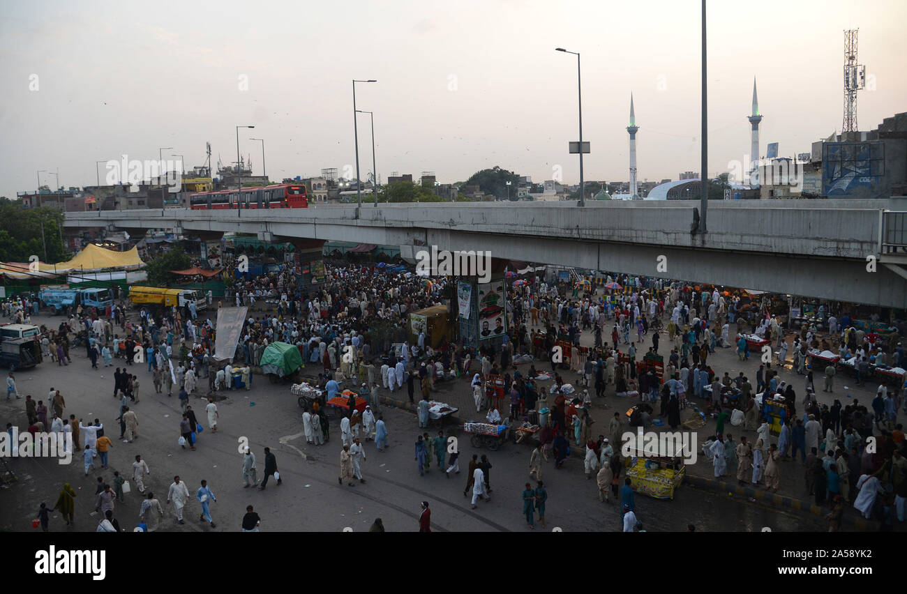 Pakistani devotee people gather at the shrine of Sufi Saint Hazrat Ali ...