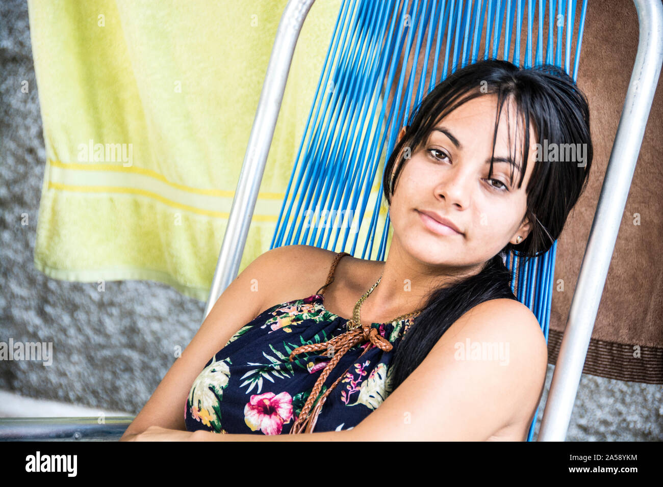 Pretty cuban girl hi-res stock photography and images - Alamy
