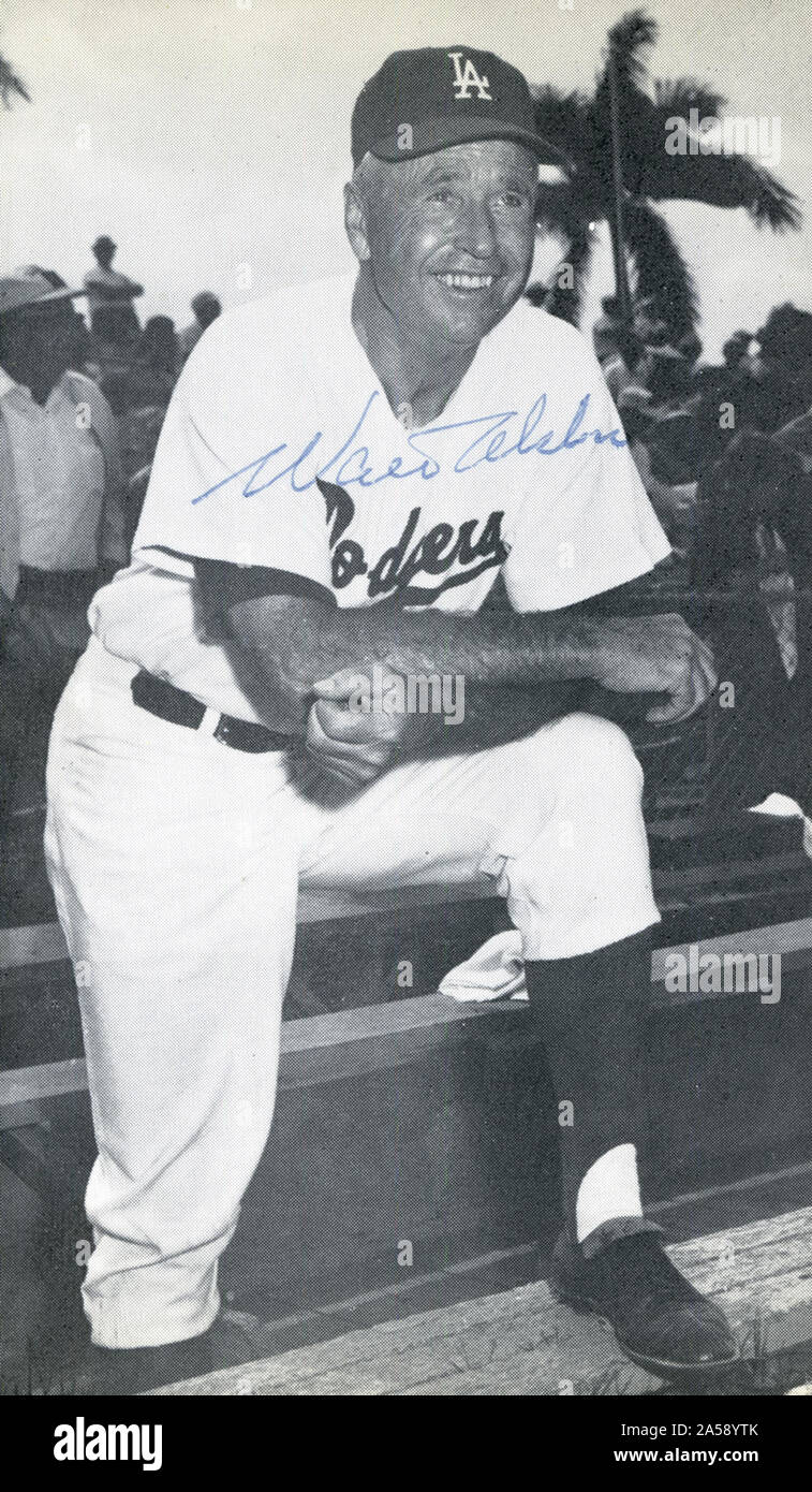 Walt Alston was the manager of the Brooklyn and Los Angeles Dodgers and ...