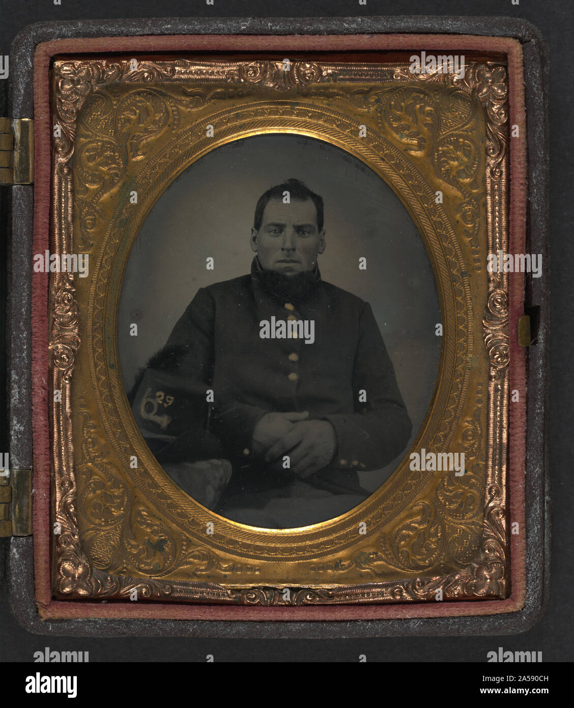 Unidentified soldier in Union uniform with 29th infantry regiment ...