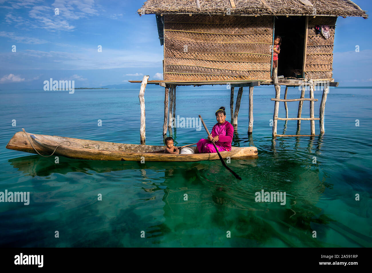 House in sea gypsy village hi-res stock photography and images - Alamy