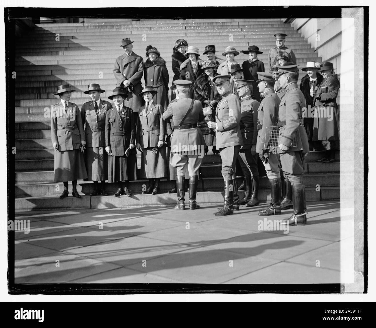 Uniformed procession Black and White Stock Photos & Images - Alamy