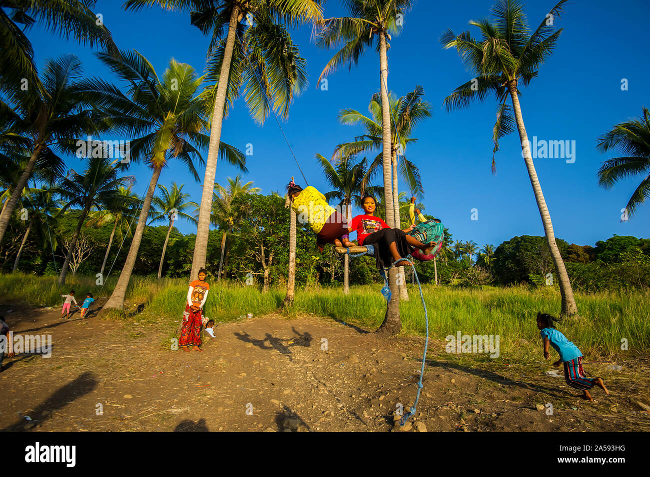 Sea Gypsy Children Playing High Resolution Stock Photography and Images ...