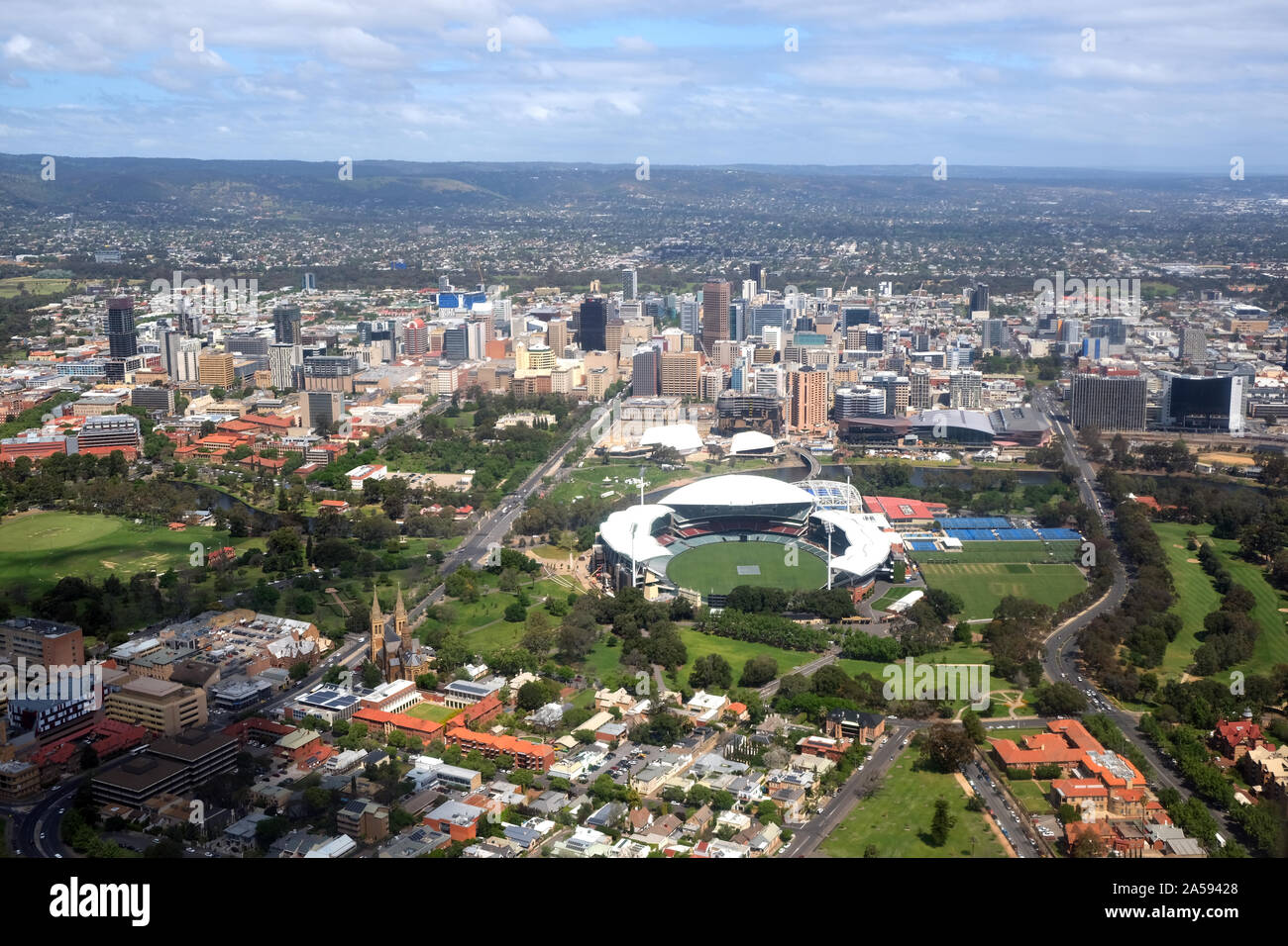 Aerial view of the oval hi-res stock photography and images - Alamy