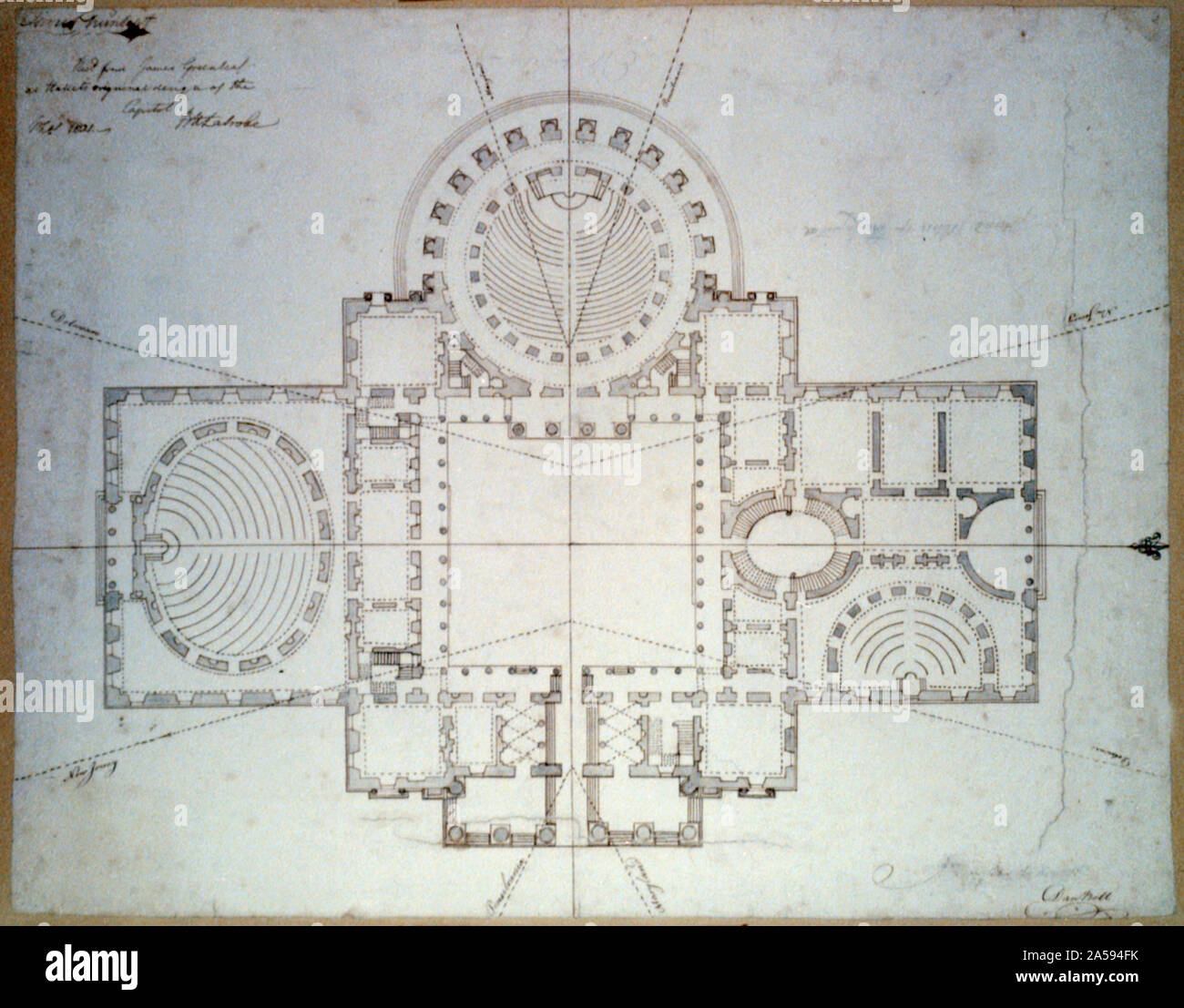 United States Capitol (Federal Capitol), Washington, D.C. Floor plan ...