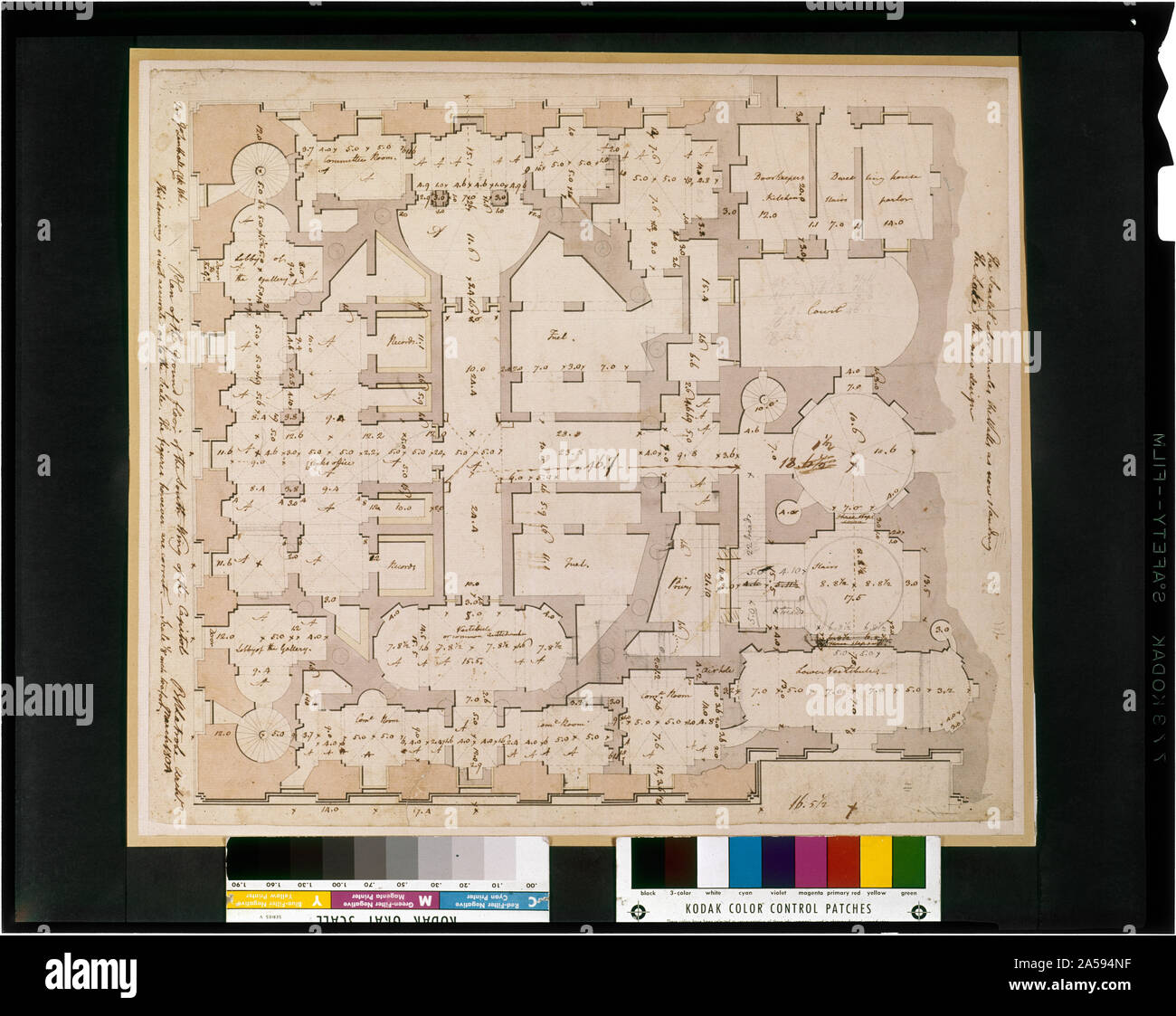 United States Capitol, Washington, D.C. Ground floor plan - south wing ...