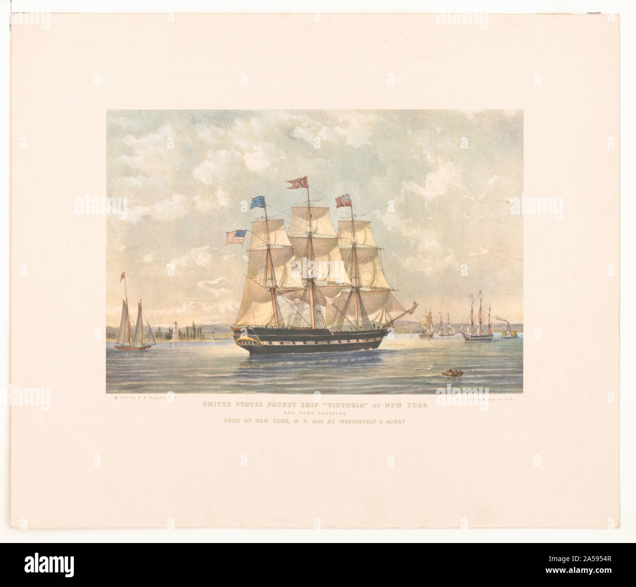 New york packet ship hi-res stock photography and images - Alamy