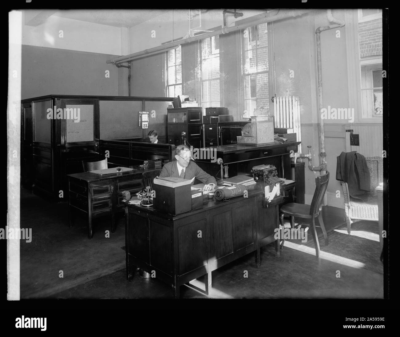 Universal Auto Co., interior Stock Photo - Alamy