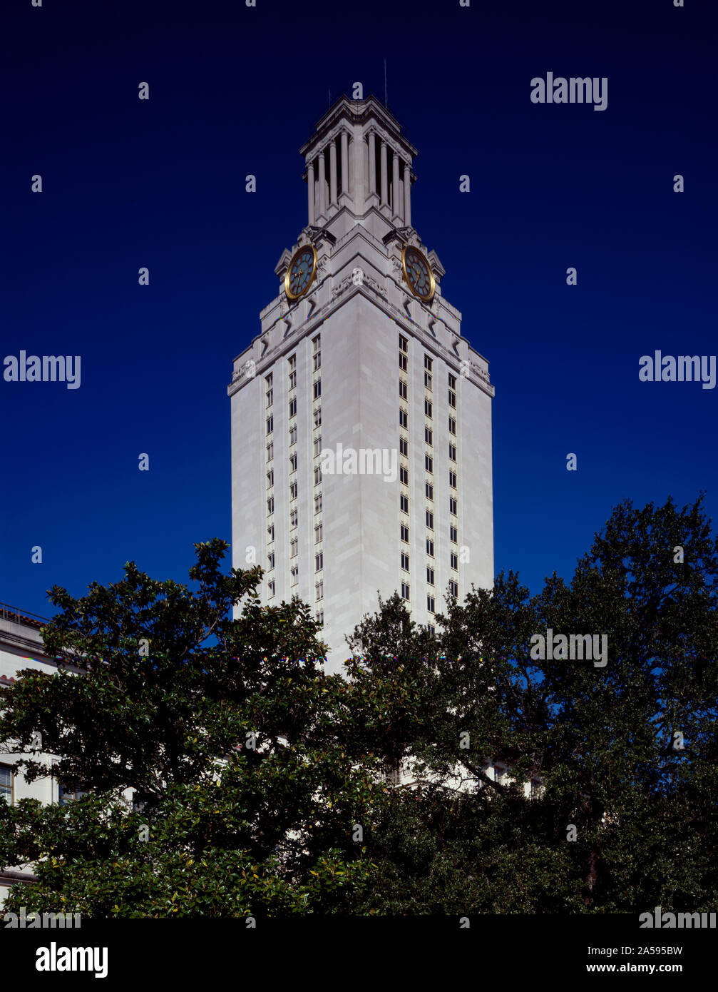 University Tower at the University of Texas, Austin, Texas Stock Photo ...