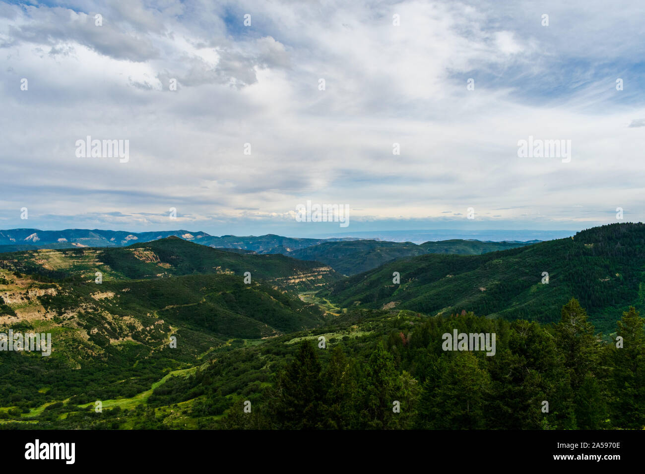 Colorado Mountain Pass View Point Stock Photo - Alamy