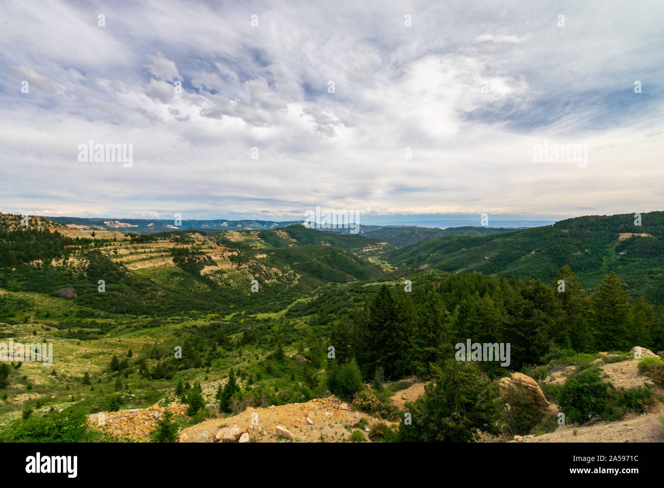 Colorado Mountain Pass View Point Stock Photo - Alamy