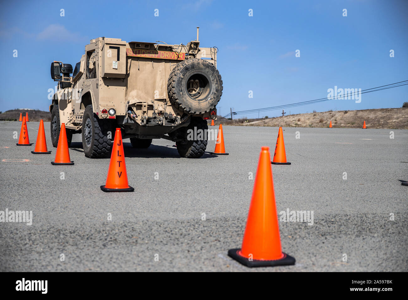 U.S. Marines conduct cone skill drills during the I Marine ...