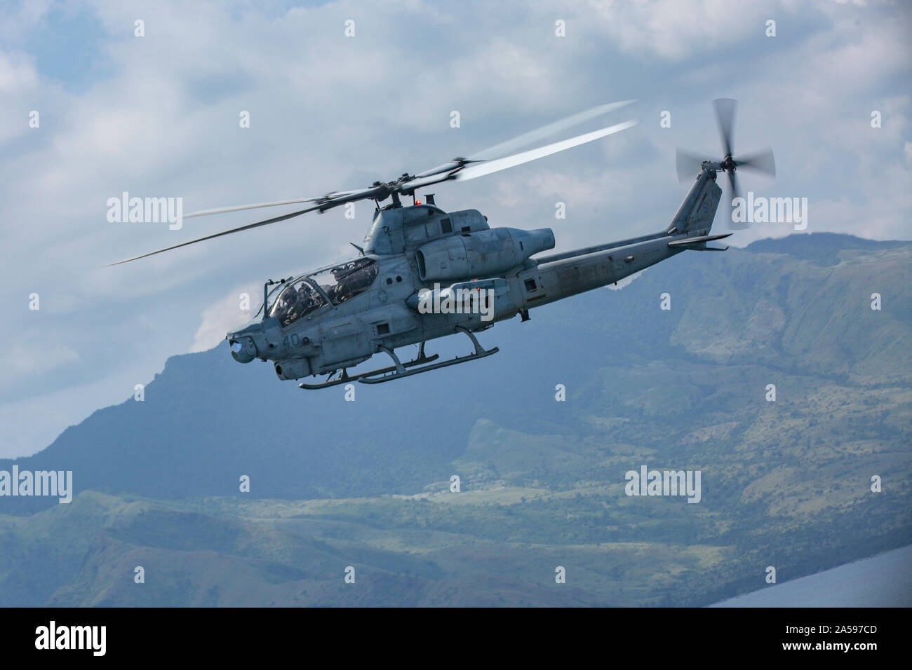 An Ah 1z Viper Helicopter With Marine Light Attack Helicopter Squadron