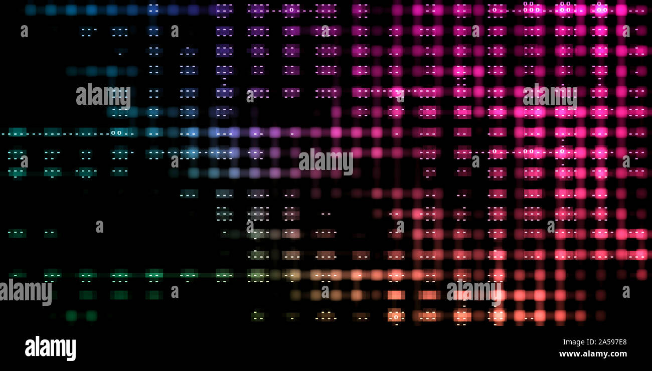 System Integration with Digital Platform Network Technology Stock Photo ...