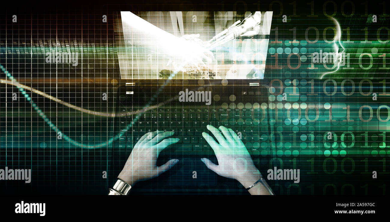 Business Technology Abstract Background Concept Wallpaper Art Stock ...