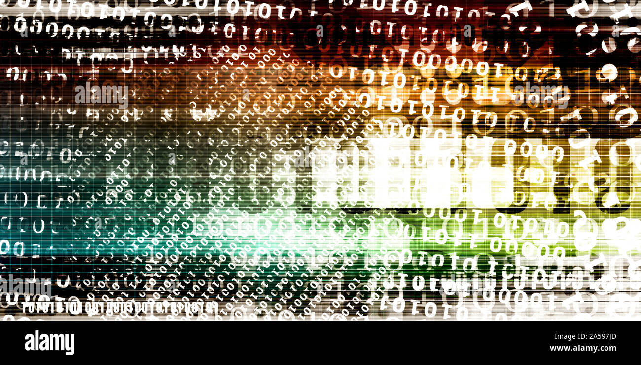 Binary Technology Futuristic Abstract Background as a Concept Stock ...
