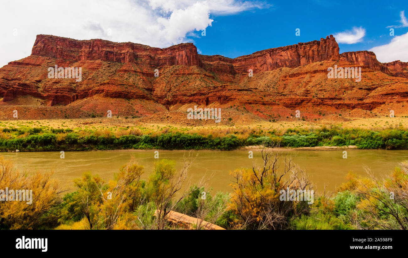 Colorado River Canyon, Moab, Utah Stock Photo - Alamy