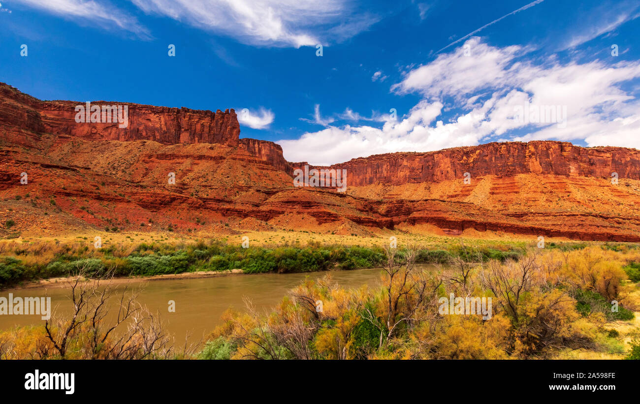 Colorado River Canyon, Moab, Utah Stock Photo - Alamy