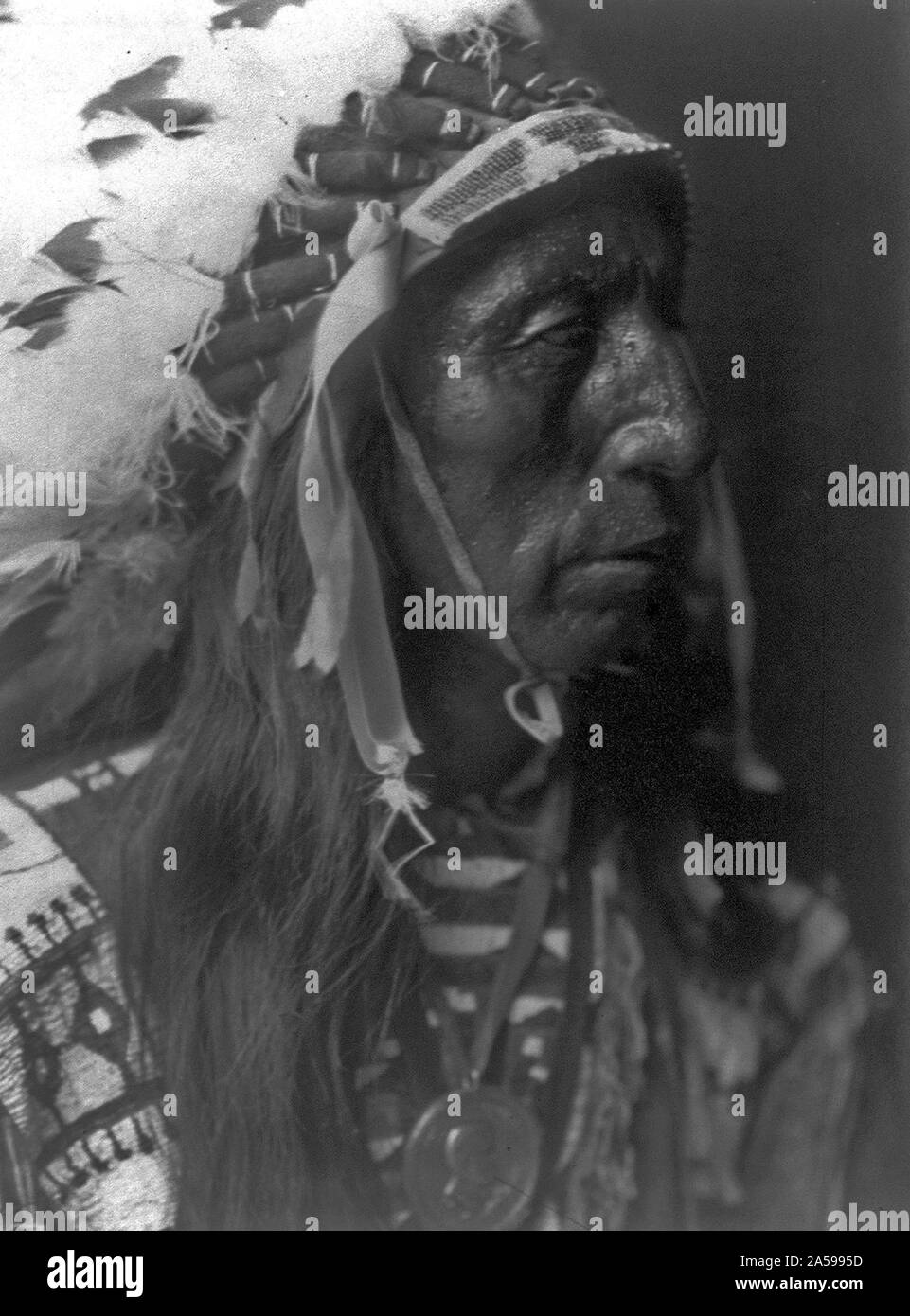 Edward S. Curtis Native American Indians - Jack Red Cloud--Ogalala ca ...