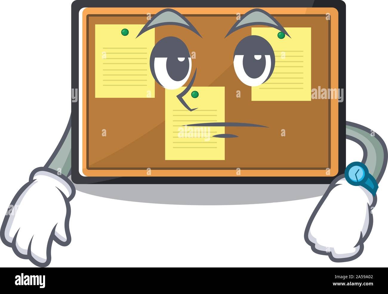 Waiting toy bulletin board on the cartoon Stock Vector Image & Art - Alamy